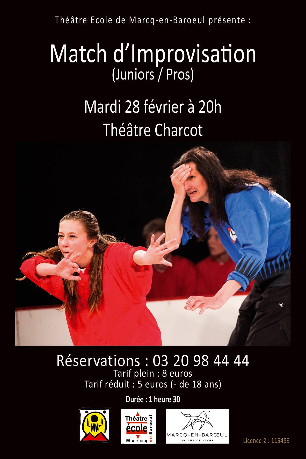 Match d'impro pros/juniors - Spectacles - LillelaNuit.com