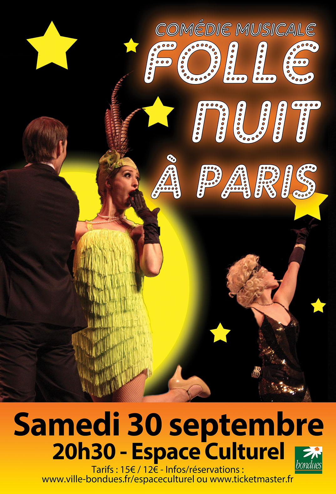 Comédie musicale : Folle nuit à Paris - Spectacles - LillelaNuit.com