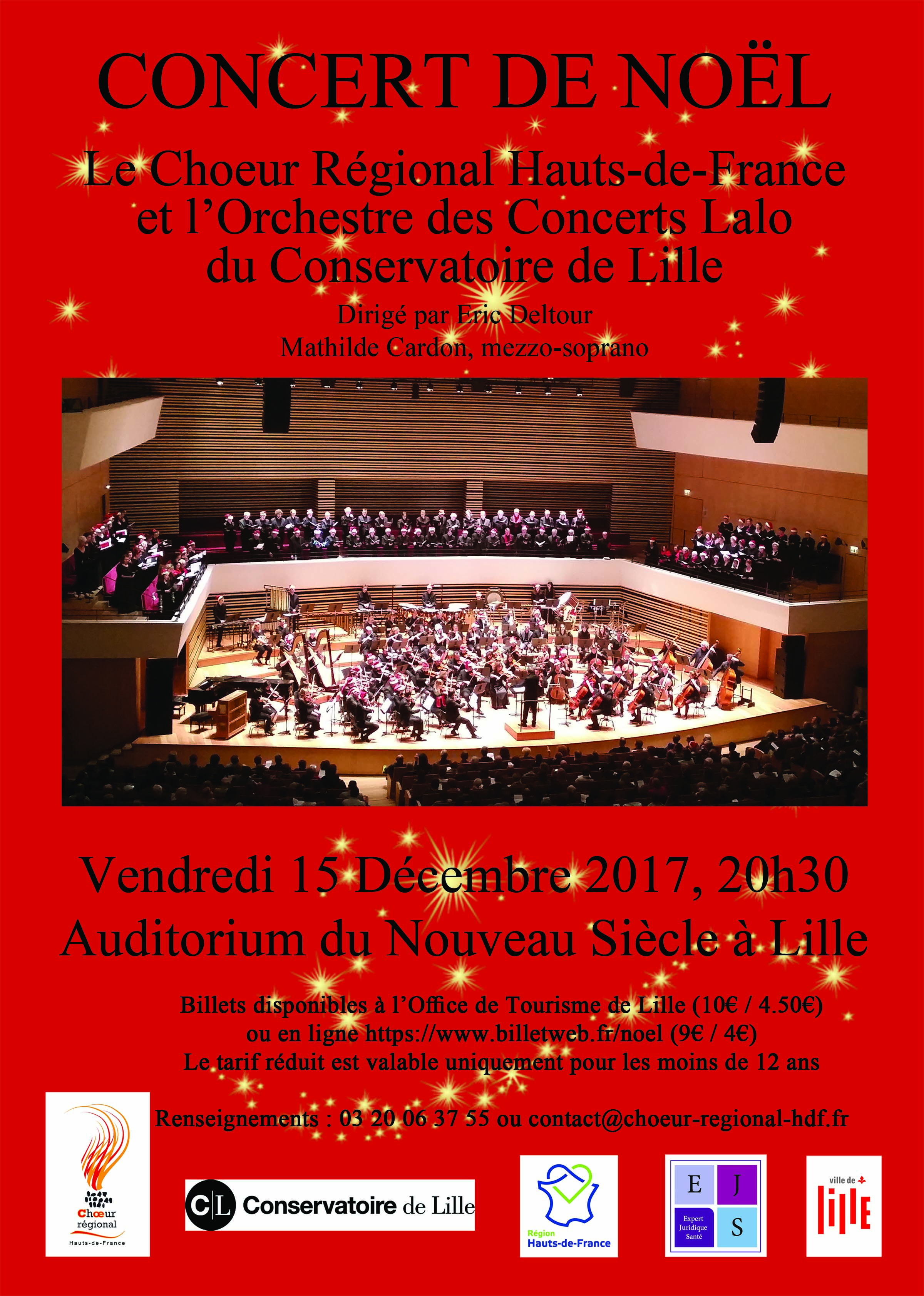 Concerts - Concert noël du chœur régional Hauts-de-France - Lille La Nuit