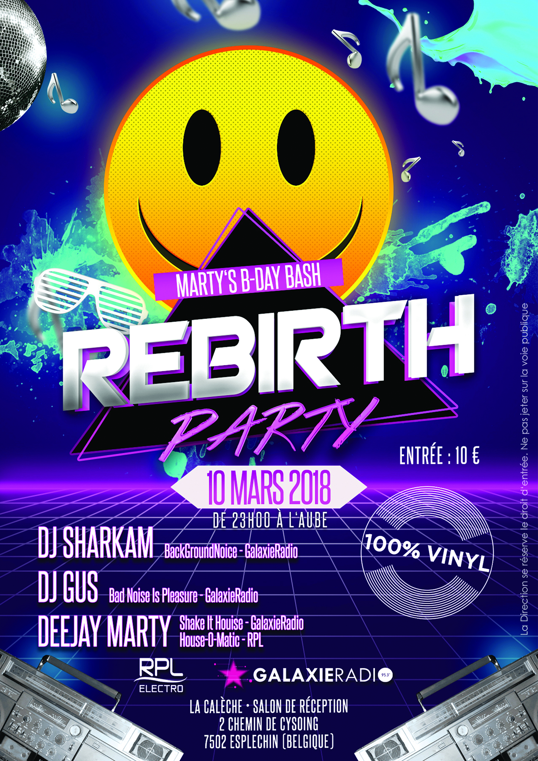 Rebirth party - Deejay Marty's Birthday - Soirées - LillelaNuit.com