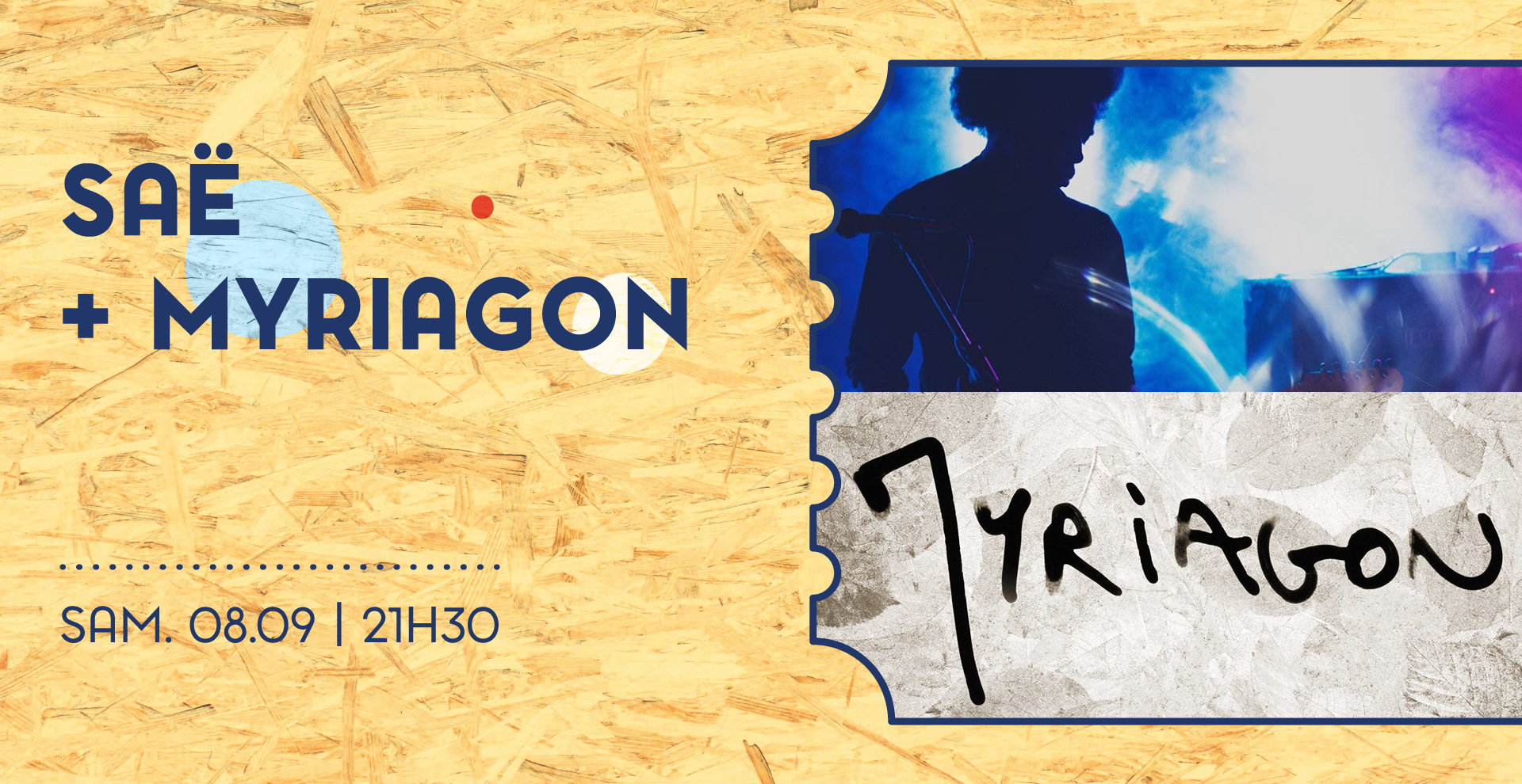 Saë x Myriagon au Cirque - Concerts - LillelaNuit.com