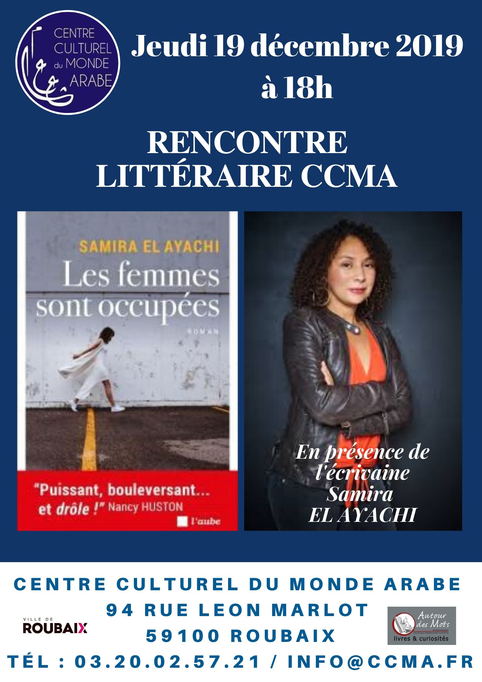 Samira El Ayachi - Rencontre - Soirées - LillelaNuit.com