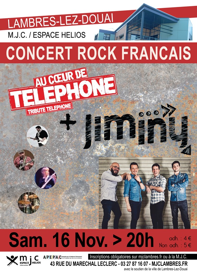 Soirée 100% Rock Français - Concerts - LillelaNuit.com