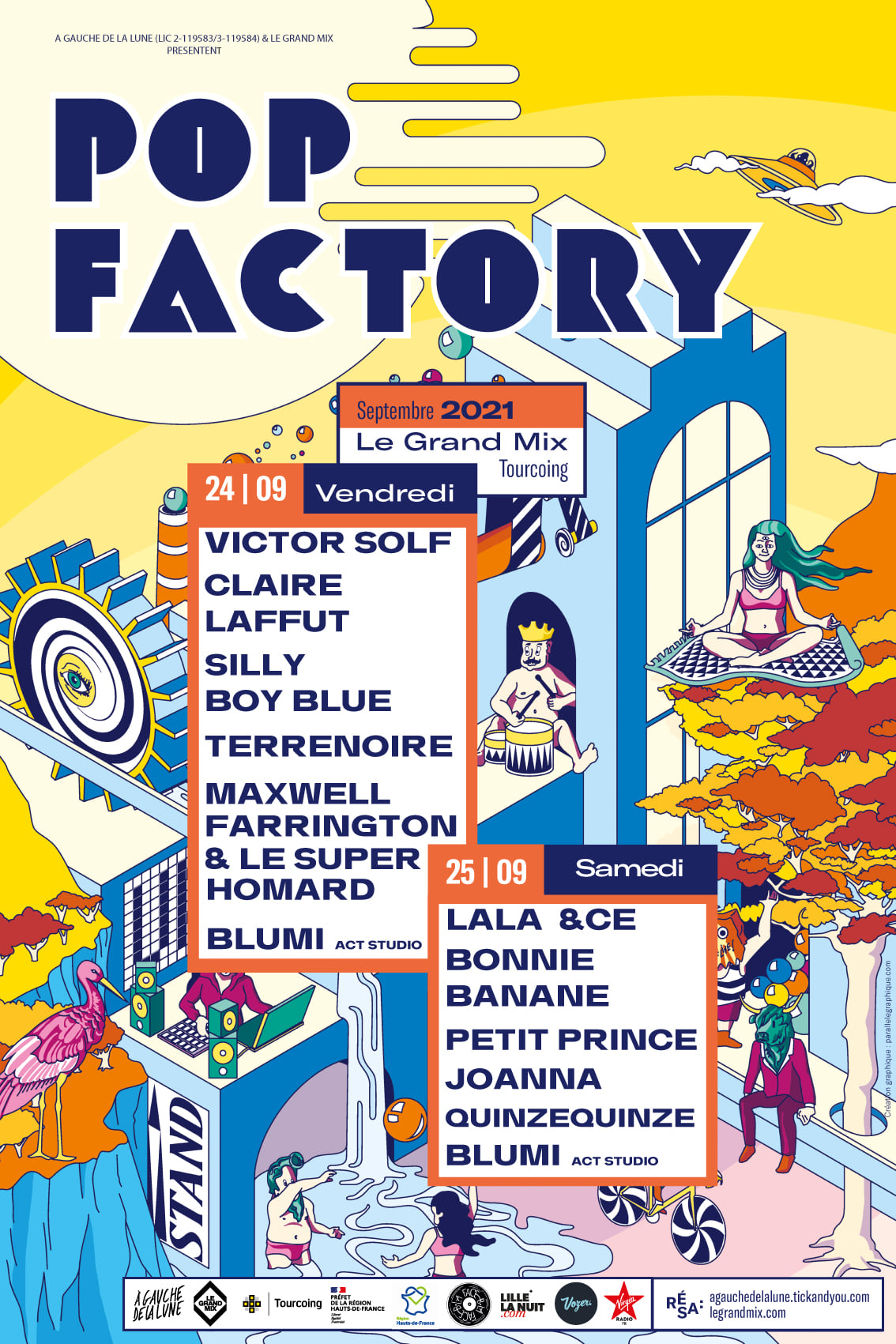 Pop Factory avec Lala &Ce + Bonnie Banane + Petit prince + Joanna ...