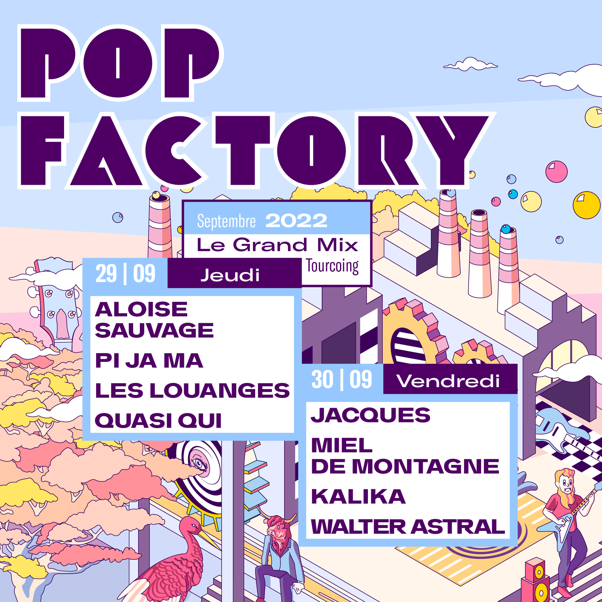 Pop Factory - Saison 5 - Concerts - LillelaNuit.com