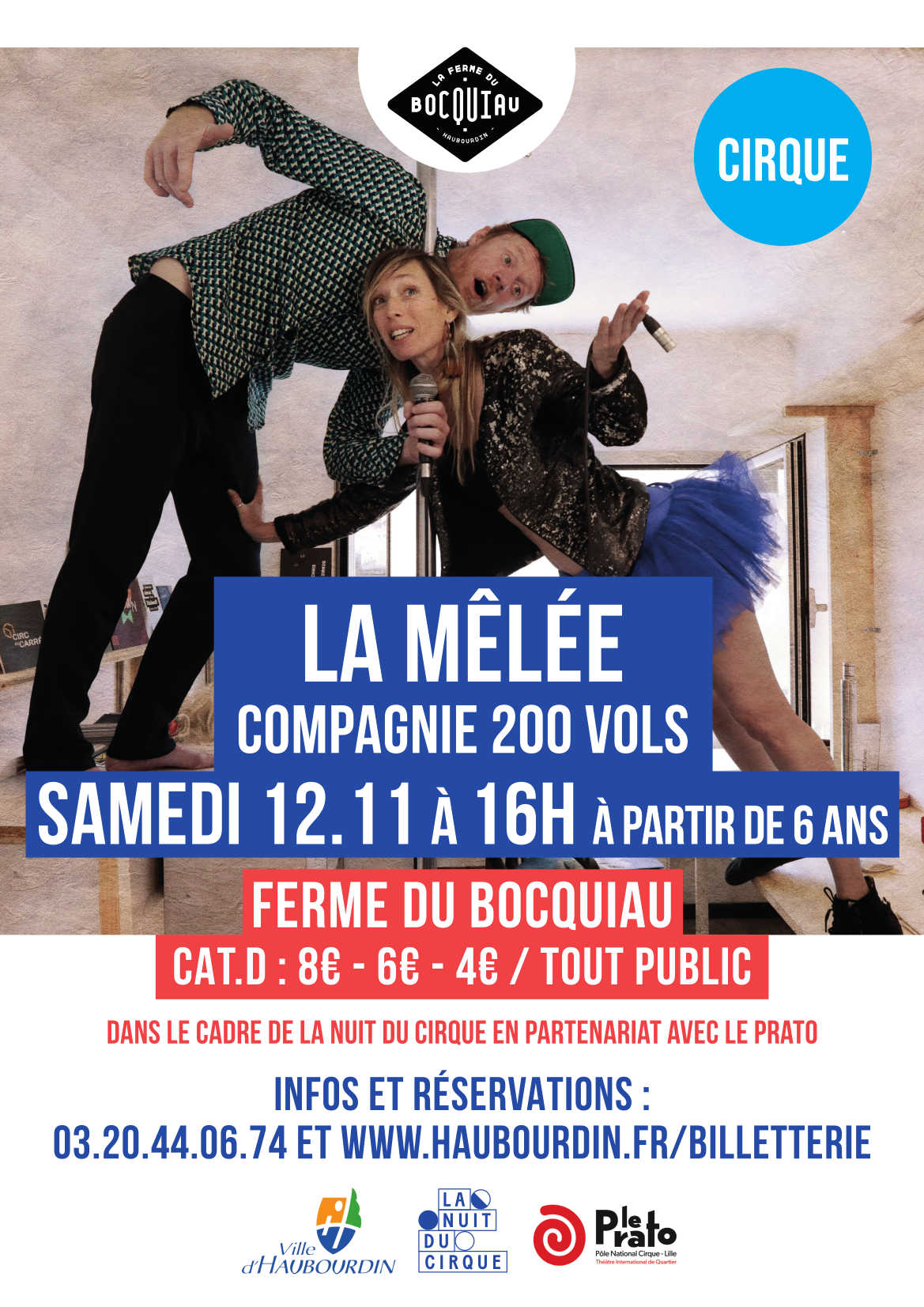 La Mêlée - la Nuit du Cirque - Spectacles - LillelaNuit.com