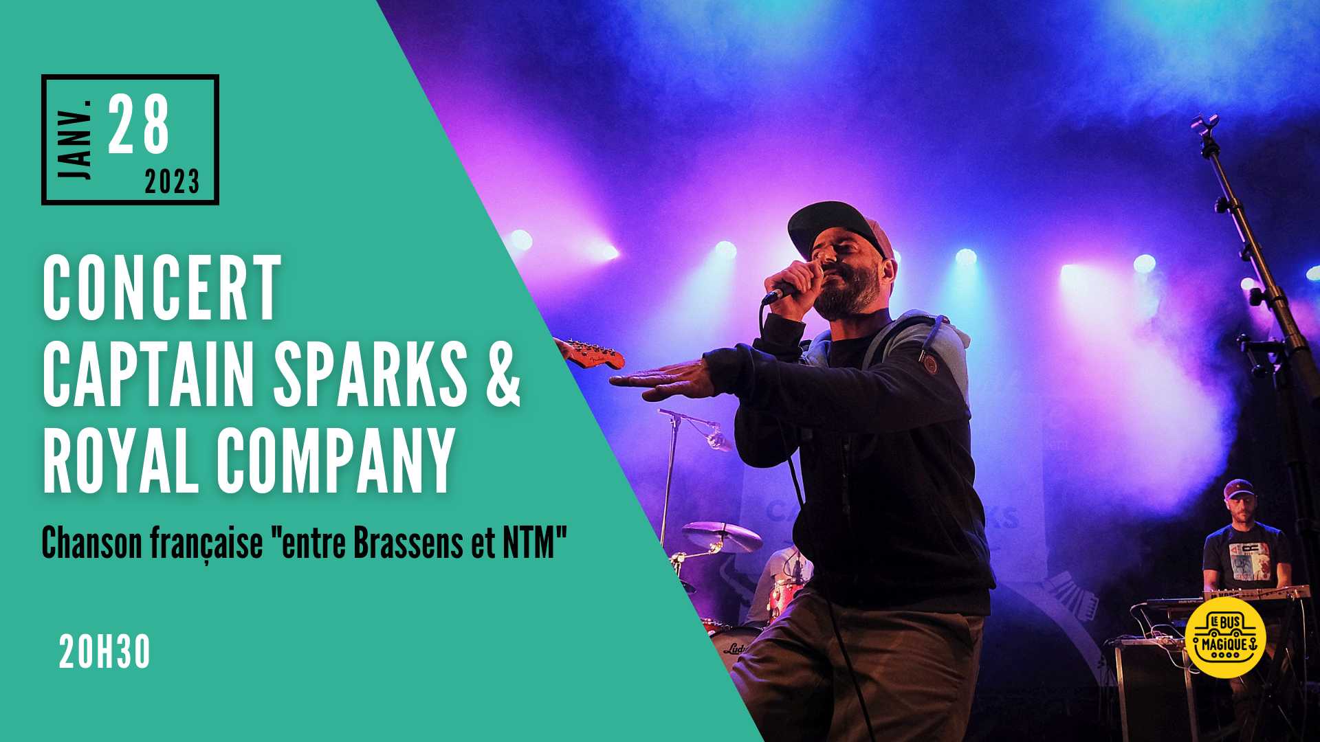 Captain Sparks & Royal Company - Concerts - LillelaNuit.com