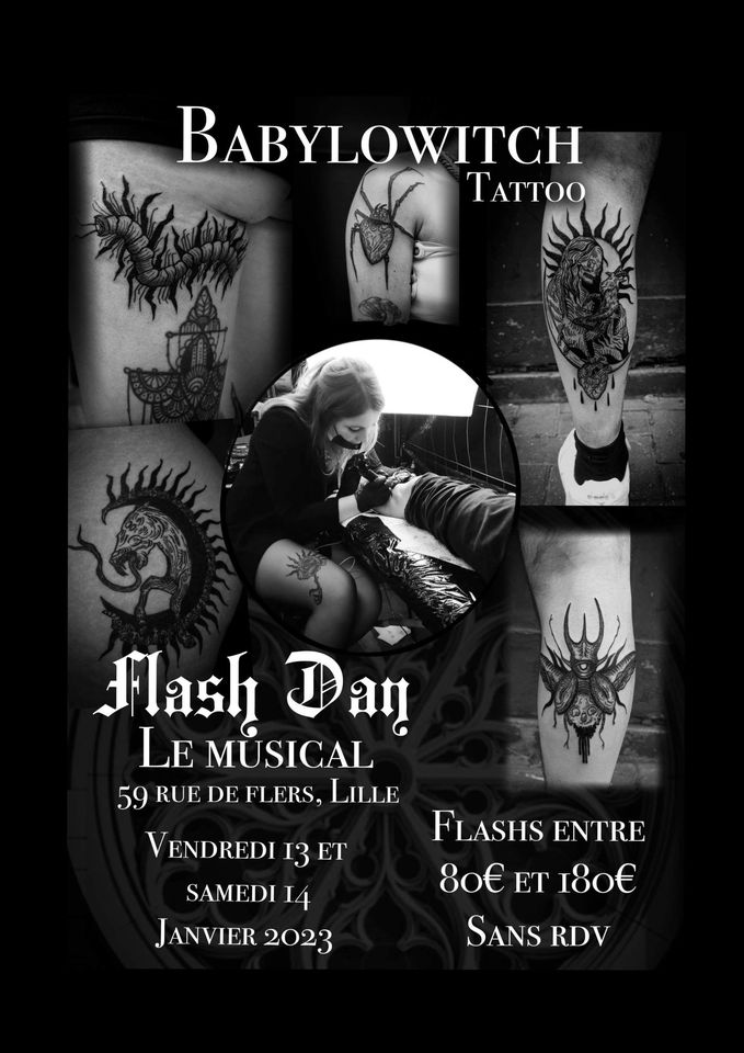 Tattoo flash day by Babylowitch - Expositions - LillelaNuit.com