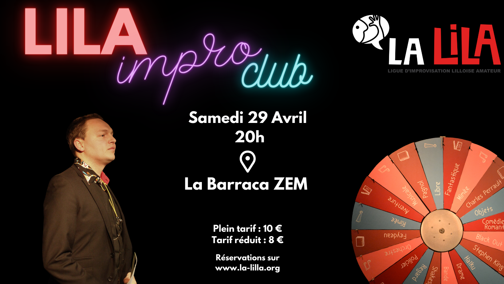 Lila Impro Club 2023 - Spectacles - LillelaNuit.com