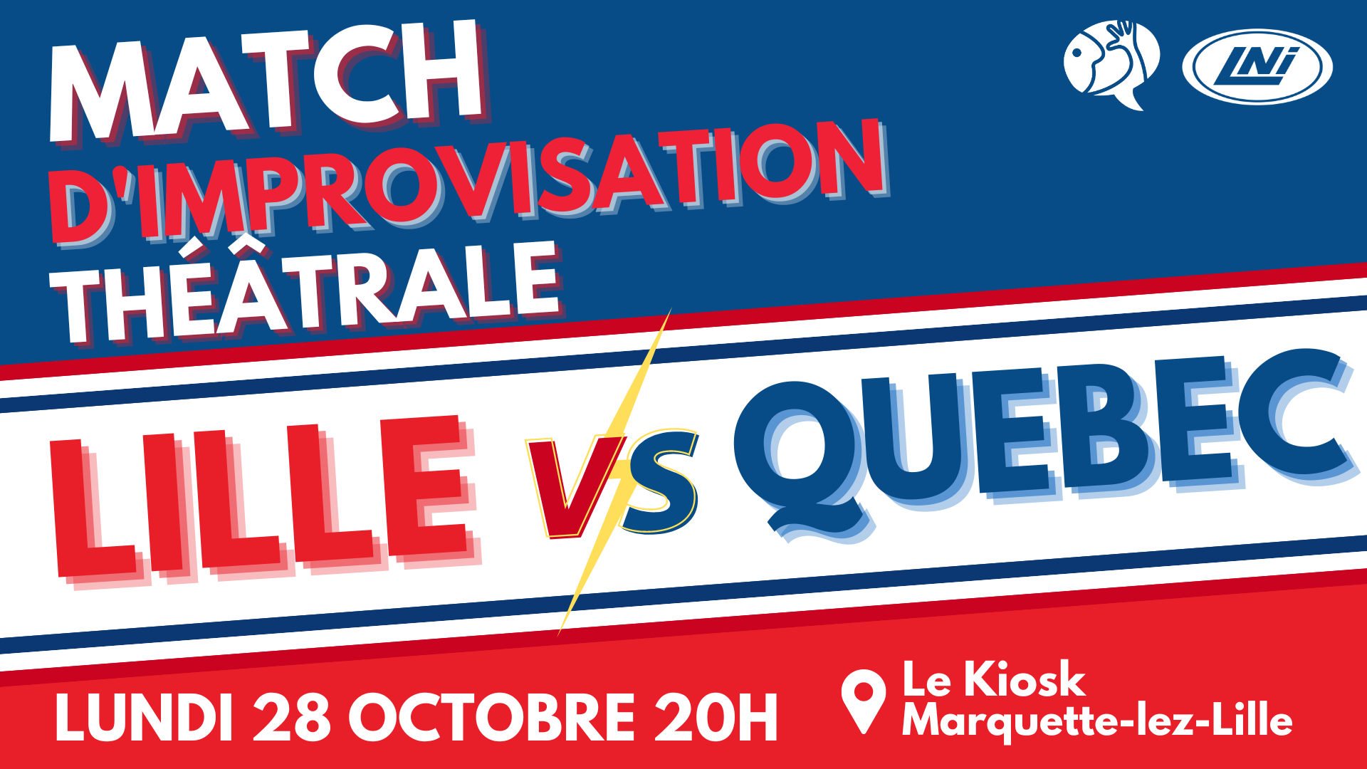 Match d'improvisation : LILA vs LNI (québec) - Spectacles - LillelaNuit.com