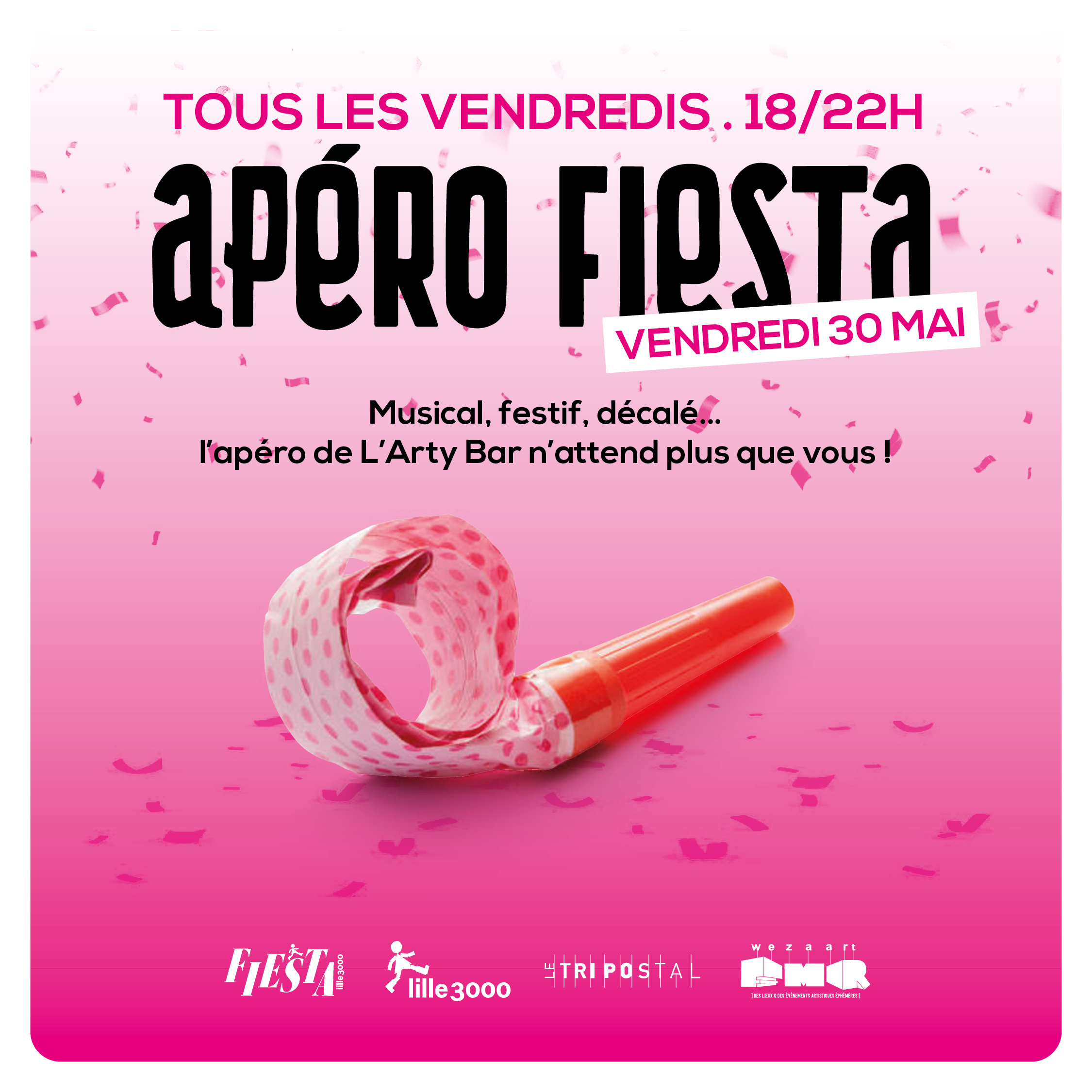 Apéro Fiesta à l'Arty bar du Tripostal - Soirées - LillelaNuit.com