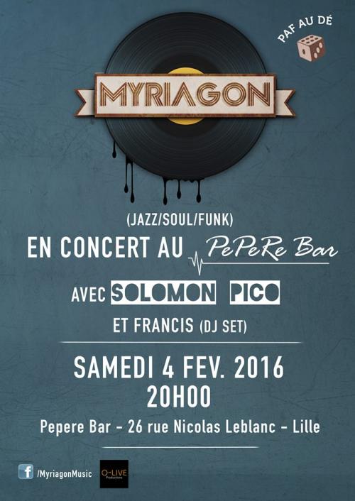 Myriagon + Solomon Pico - Concerts - LillelaNuit.com