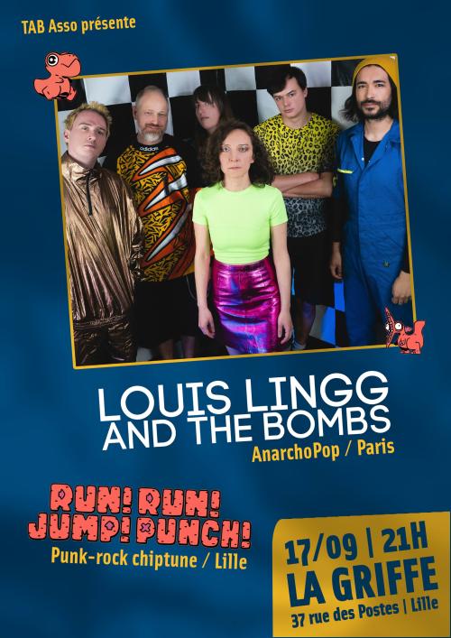 Louis Lingg & the Bombs + Run Run Jump Punch - Concerts - LillelaNuit.com